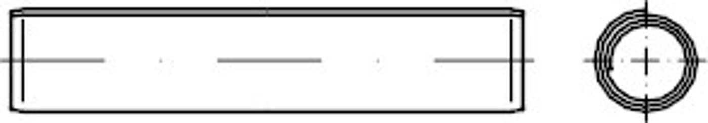 DIN- und Normteile Spiralspannstifte ISO 8748 Federstahl 8 x 40 ...