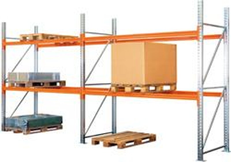 Meta-Regalbau Ständer 100/20 verzinkt für Palettenregal MULTIPAL, Tiefe ... Meta-Regalbau Ständer 100/20 verzinkt für Palettenregal MULTIPAL, Tiefe ...