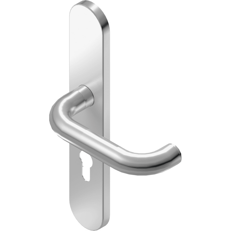 BKS FH-Drücker-Halbgarnitur,Langschild,ov.,RONDO B-72140,DIN Rec | B ...