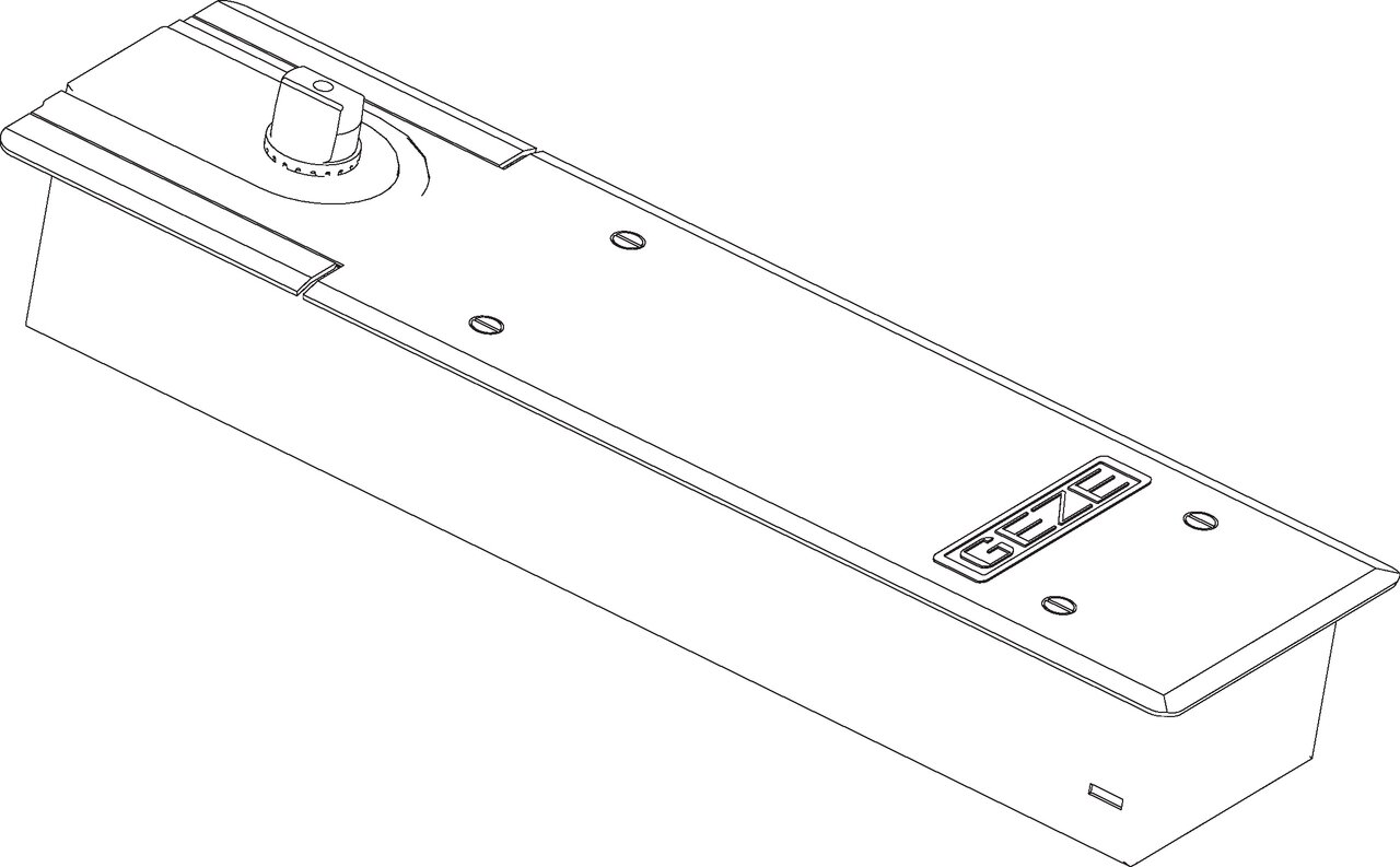 GEZE Boden-Türschließer TS 550 NV F, verzinkt online kaufen | SEEFELDER