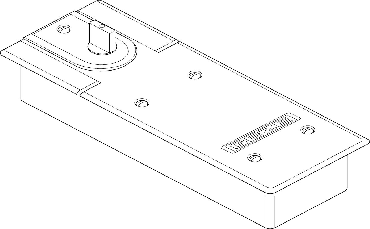 GEZE Boden-Türschließer TS 500 NV, verzinkt online kaufen | SEEFELDER