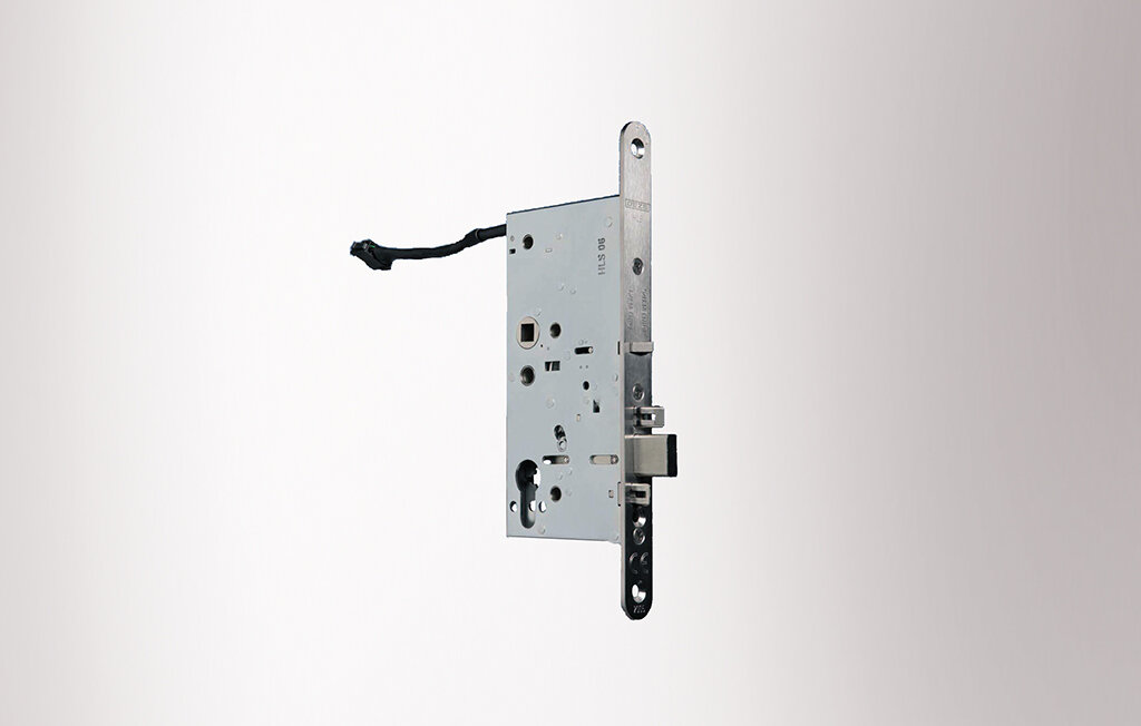 GEZE Elektrisch kuppelbares Panik-Einsteckschloss IQ Lock EM, E92 ...