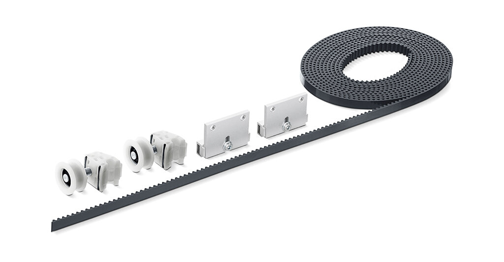 GEZE Schiebetürsynchronbeschlag Perlan 140 Duosync, Aluminium online ...