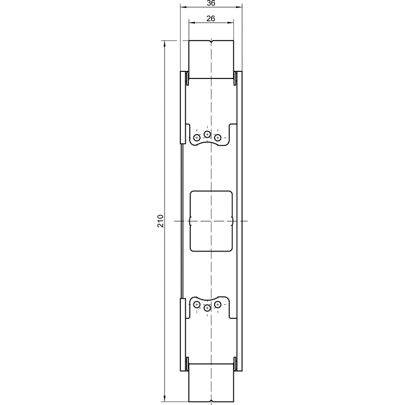 SIMONSWERK Aufnahmeelement TECTUS® TE 311 3D FVZ SZ verzinkt | 500004184