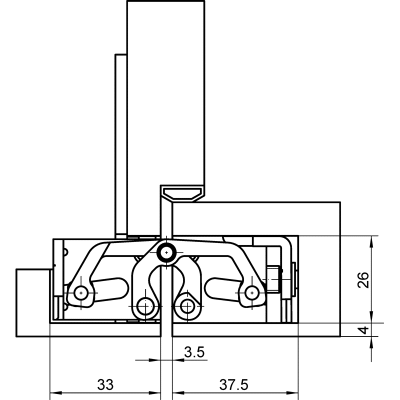 SIMONSWERK OT-Türband TECTUS® TE 527 3D STA verdeckt liegend 2-teilig ...