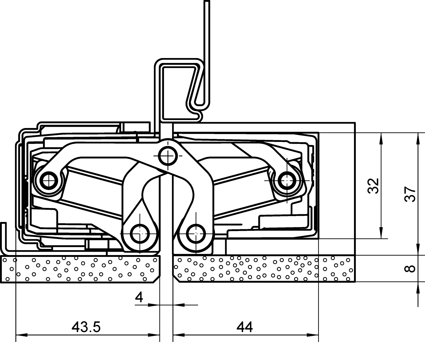 SIMONSWERK OT-Band TECTUS TE 640 3D A8 matt vermessingt | 500003956