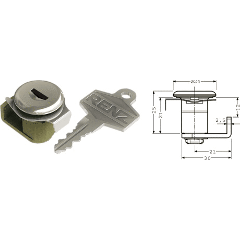 Renz Briefkastenschloß | 97-9-95221